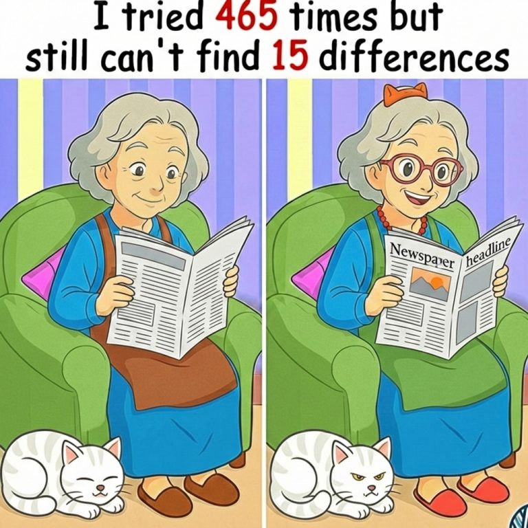 Quiz: Find the 15 Differences - Wake Up Your Mind