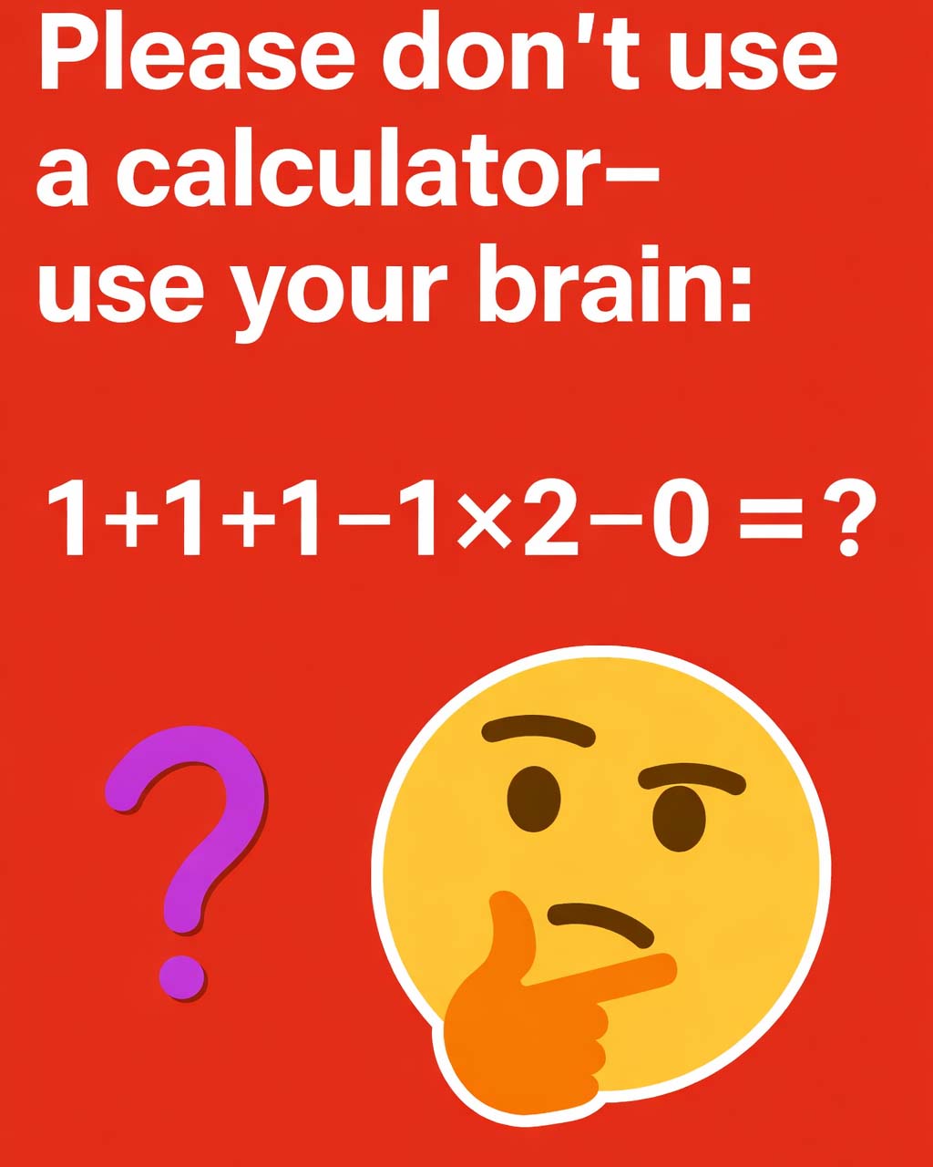 Can you solve this tricky math problem using nothing but regular school ...