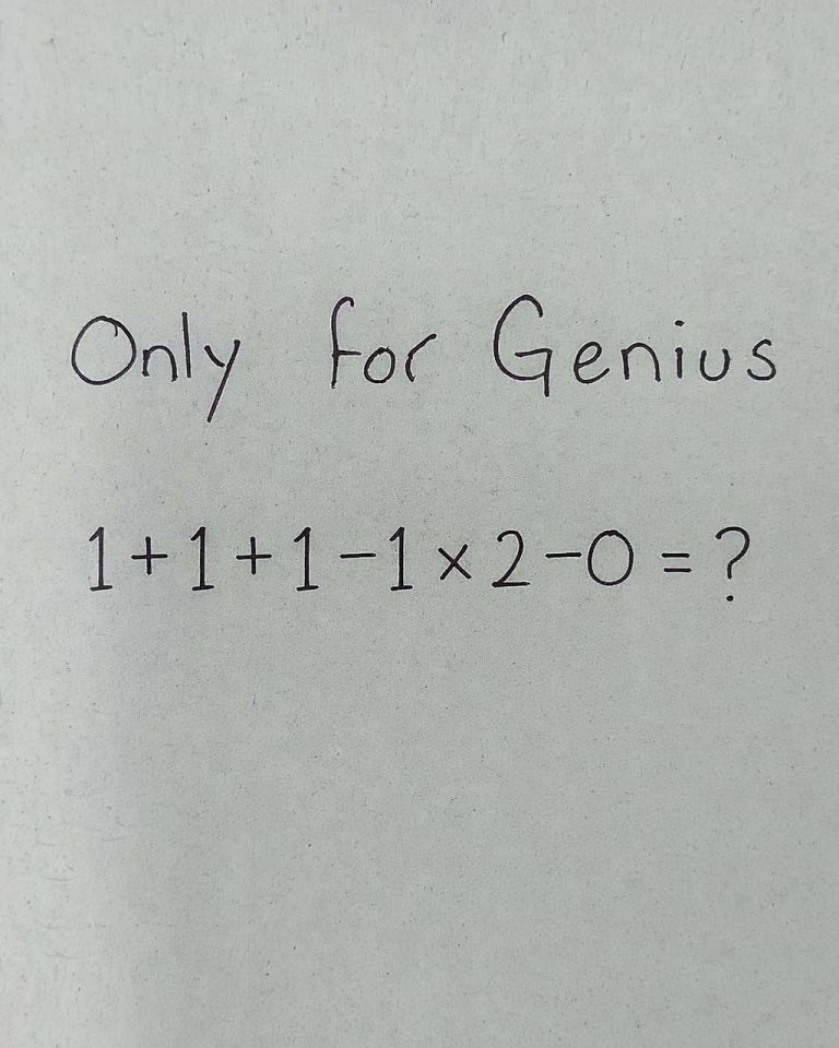 Can you solve this tricky math problem using nothing but regular school ...