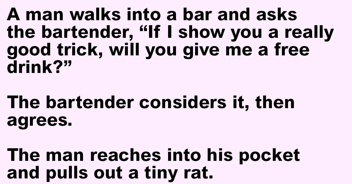A man walks into a bar and asks the bartender - Wake Up Your Mind
