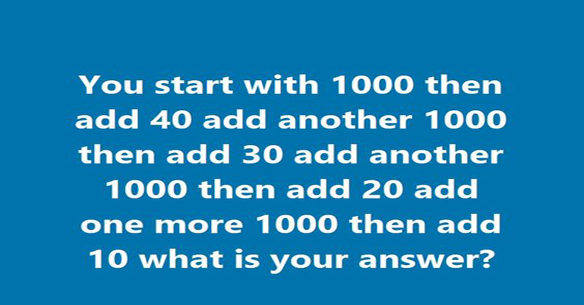 This Simple Math Problem Keeps Stumping People