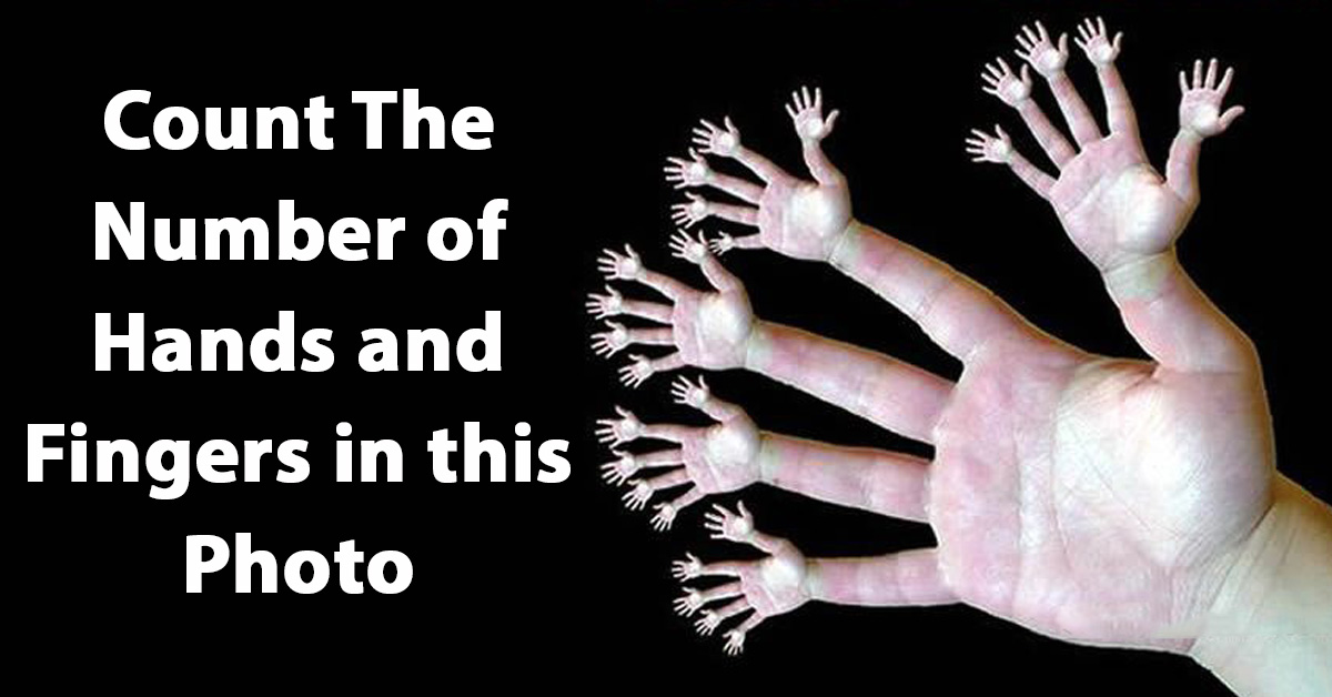 Count The Number of Hands and Fingers in this Photo