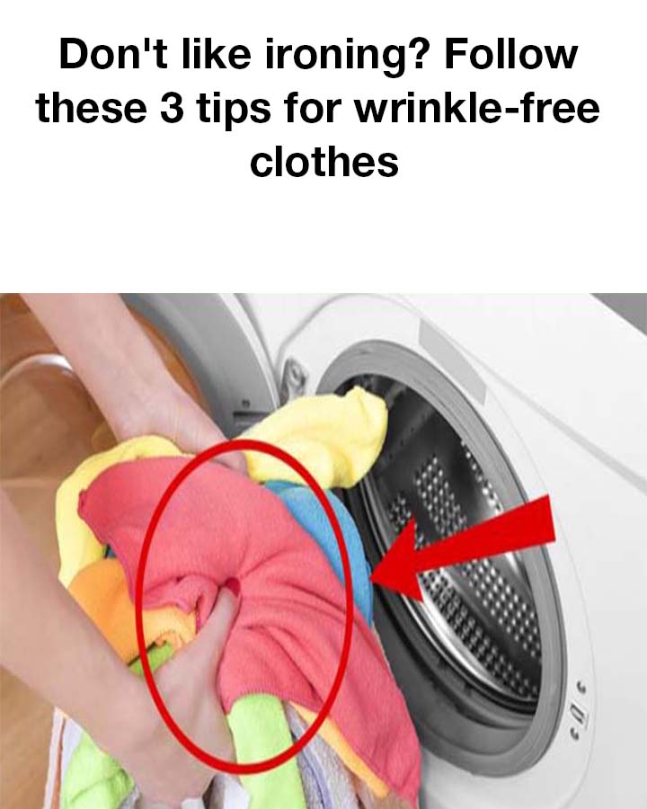 Save these 3 tips for wrinkle-free clothes after washing! - Wake Up ...