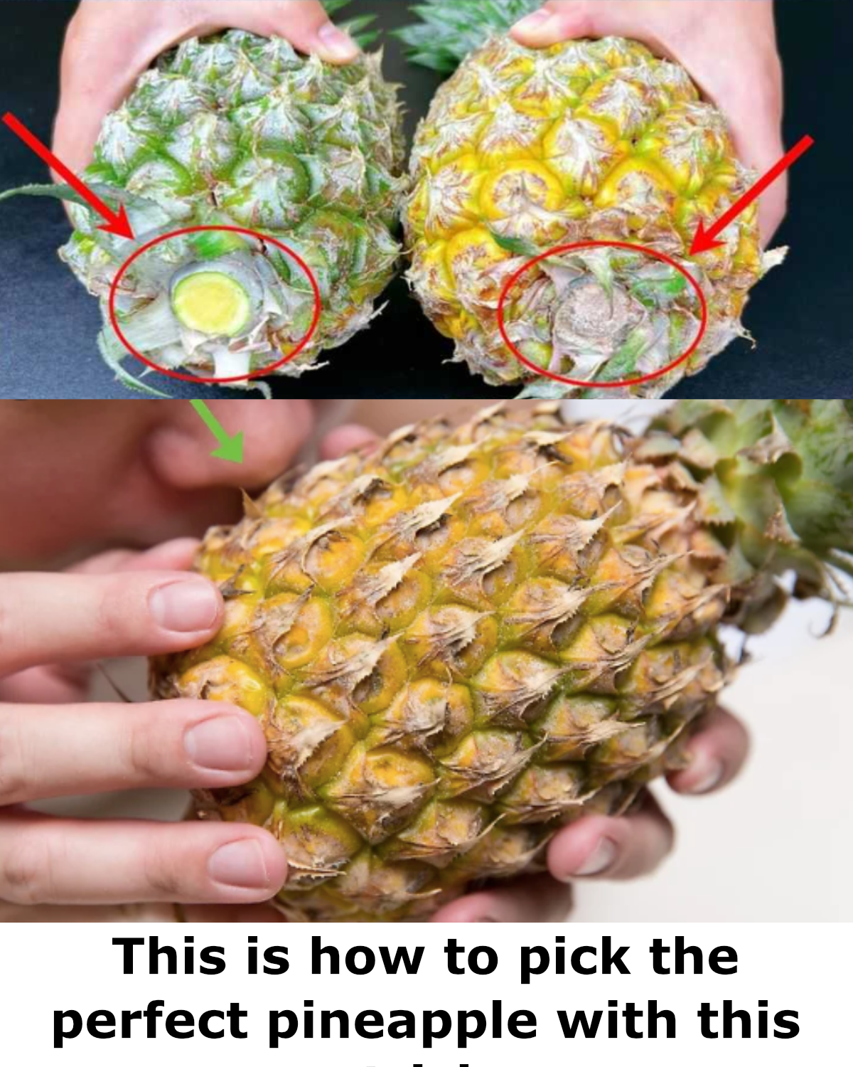 This is how to pick the perfect pineapple with this trick