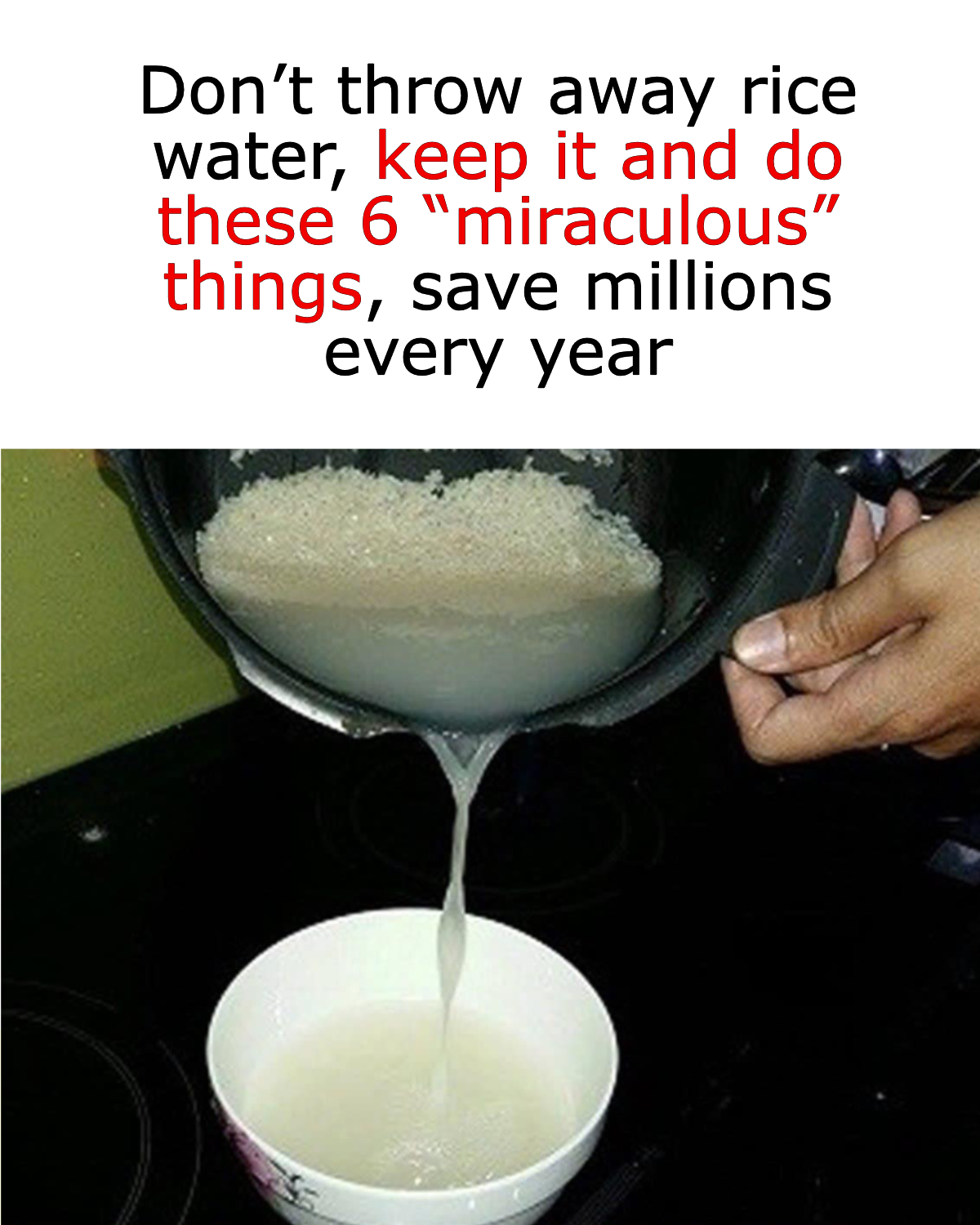 Don’t Throw Away Rice Water: Here Are 6 Amazing Beauty Benefits!