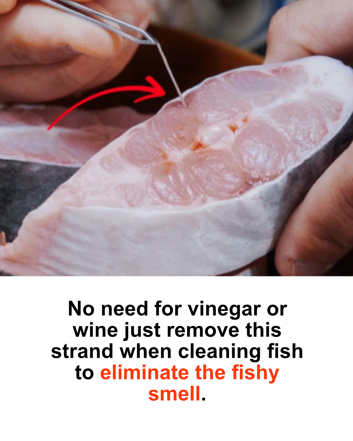 There’s no need for vinegar, just remove this strand when cleaning the ...