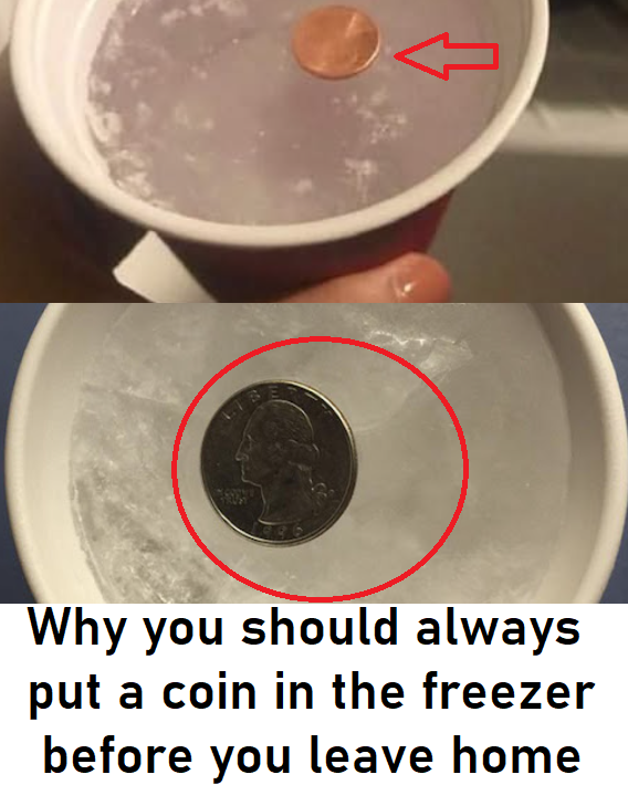 Why you should always put a coin in the freezer before you leave home ...