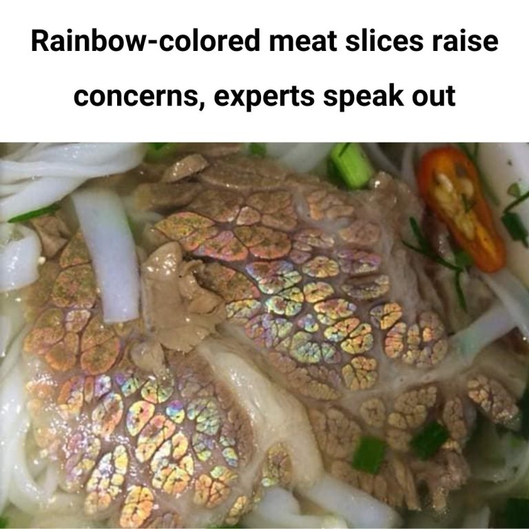 Why Do Meat Slices Have a Rainbow Hue? Is It Safe to Eat?