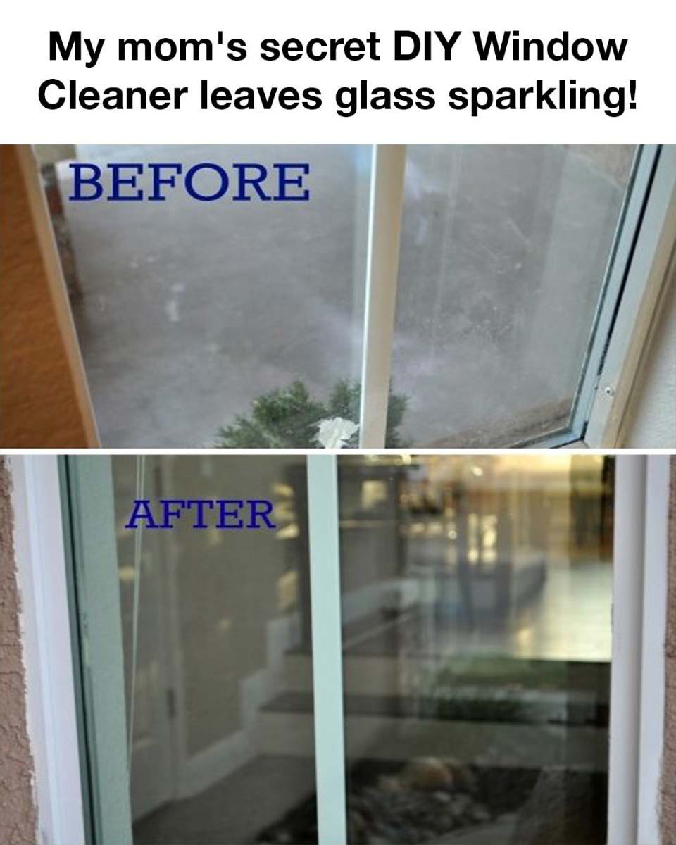 My mom's secret DIY Window Cleaner - Wake Up Your Mind