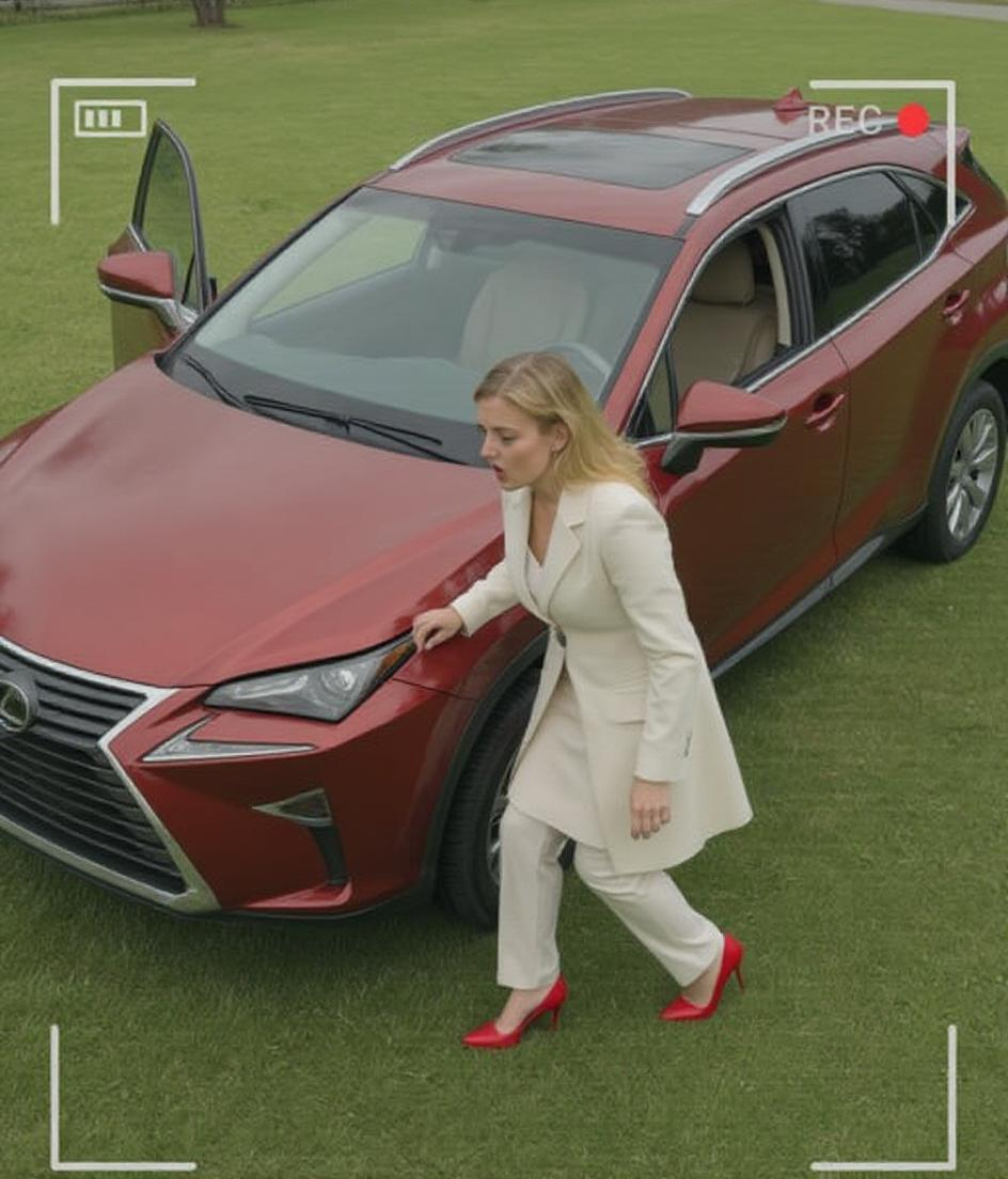 My neighbor kept driving her SUV over my lawn to shortcut to her yard ...