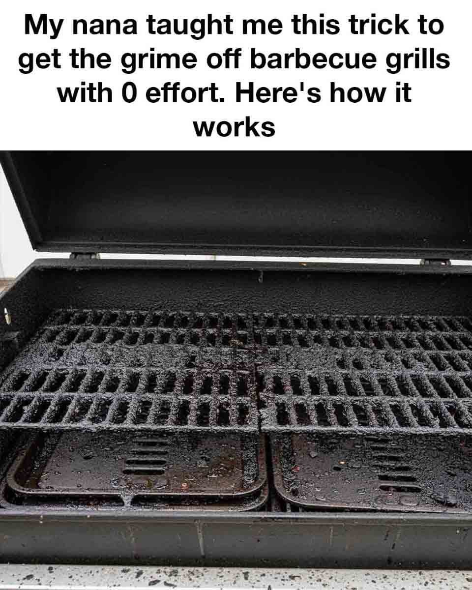 My nana taught me trick to remove stubborn grime from barbecue grills ...