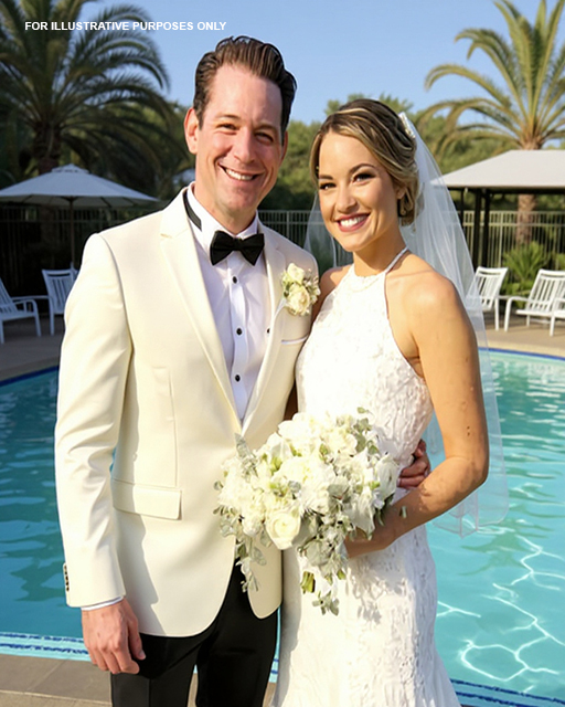 My Groom Pushed Me into the Pool During Our Wedding Photoshoot — but My ...