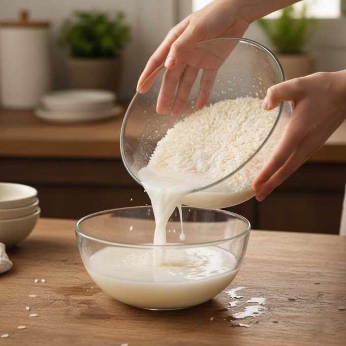 Don’t throw away rice water. - Wake Up Your Mind