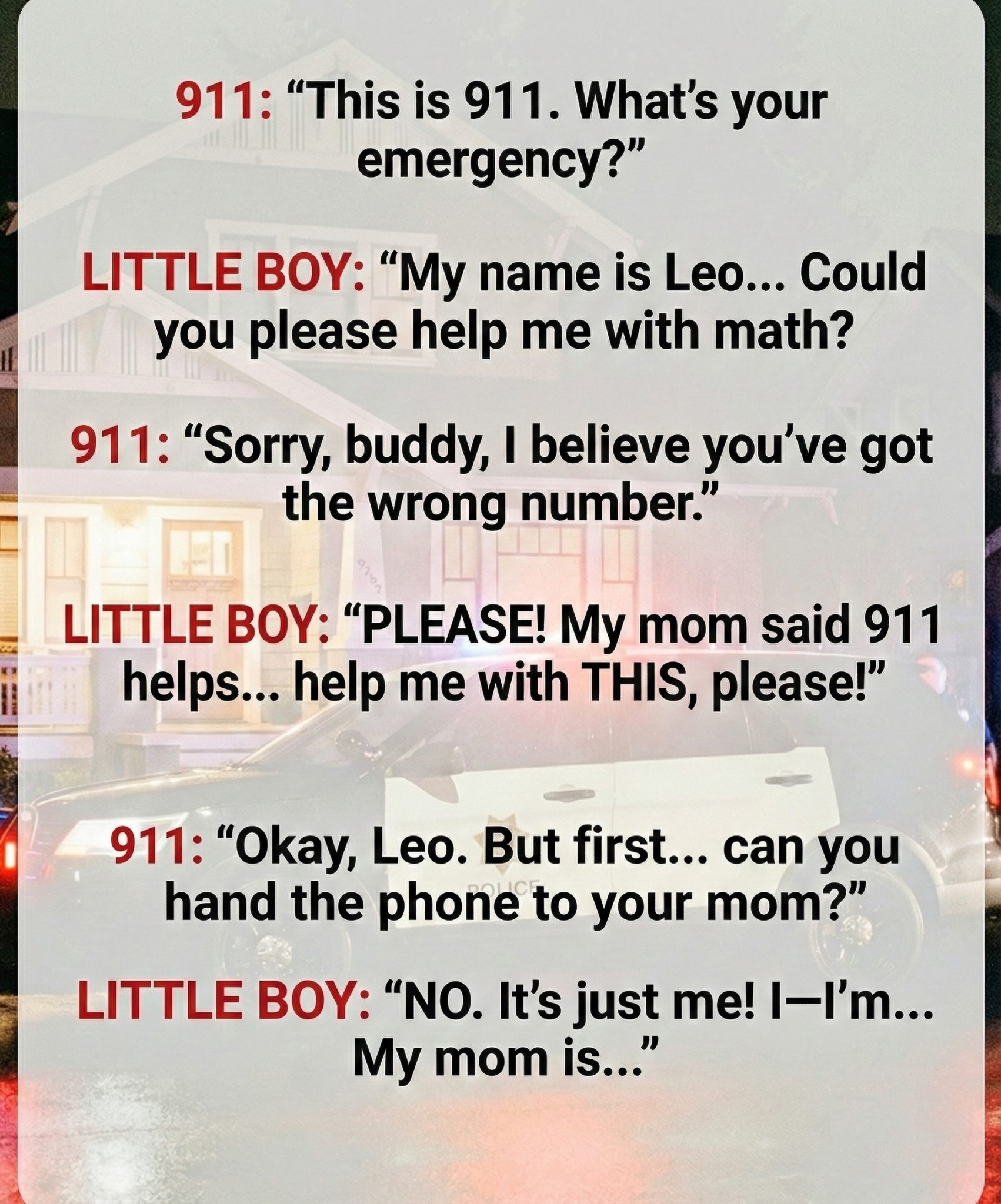 Boy Calls 911 for Help with Math—Officers Quickly Realize He Needs Real ...