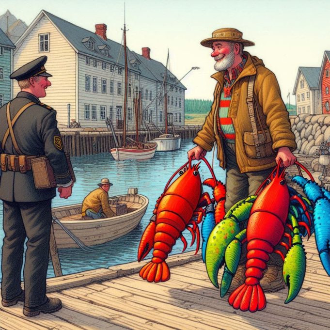 A fisherman was strolling up the dock - Wake Up Your Mind