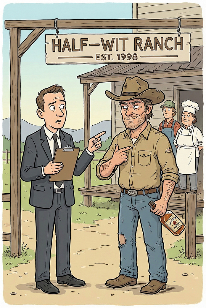 A man owned a small ranch in Montana. - Wake Up Your Mind