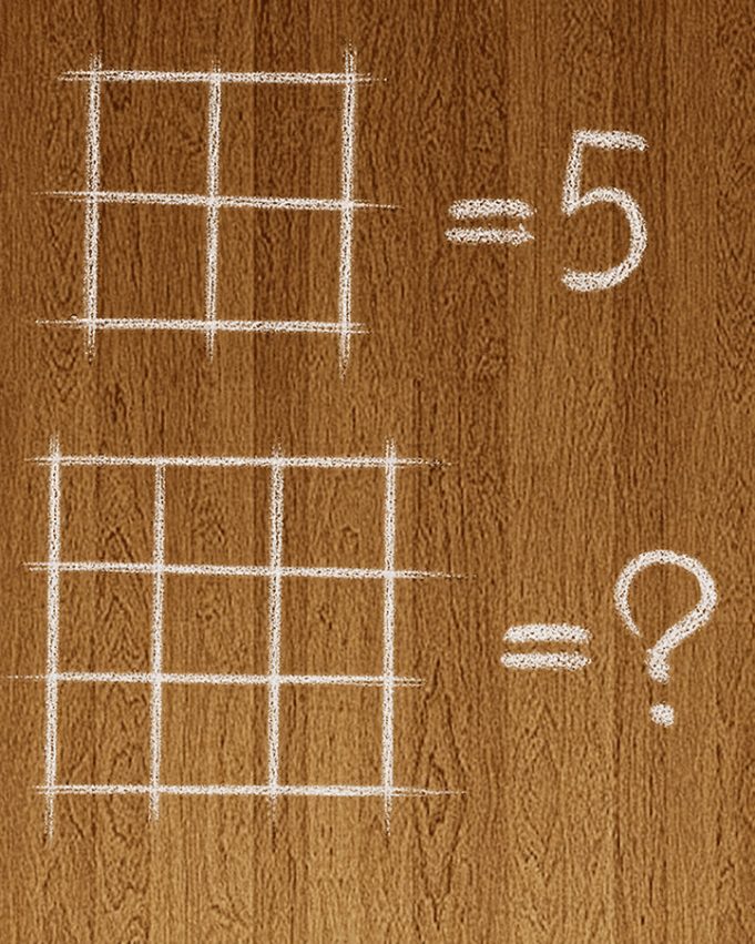 Nobody Can Correctly Count The Number Of Squares - Wake Up Your Mind